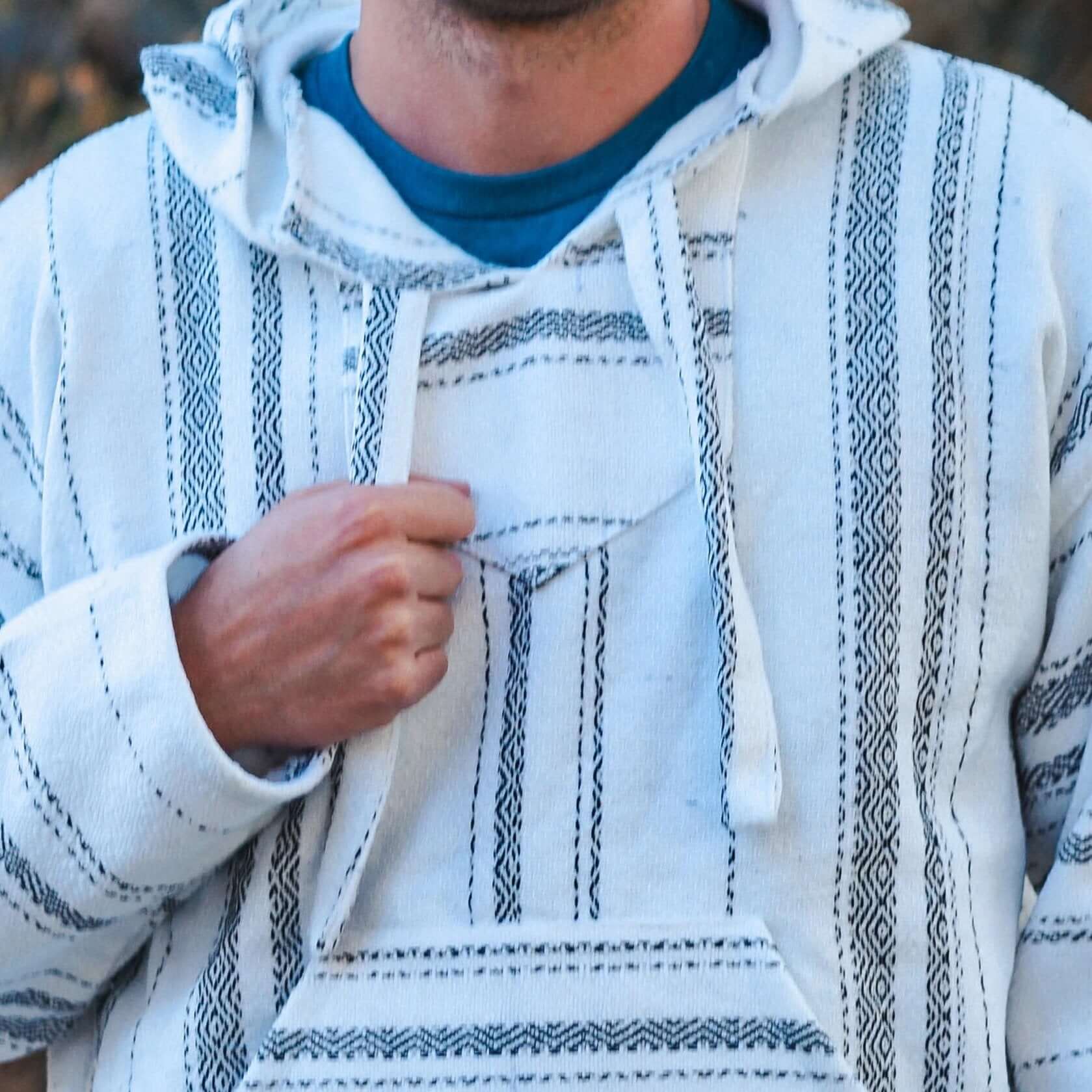 Black Diamond Mexican Drug Rug Baja Hoodie – HIPPIES.COM