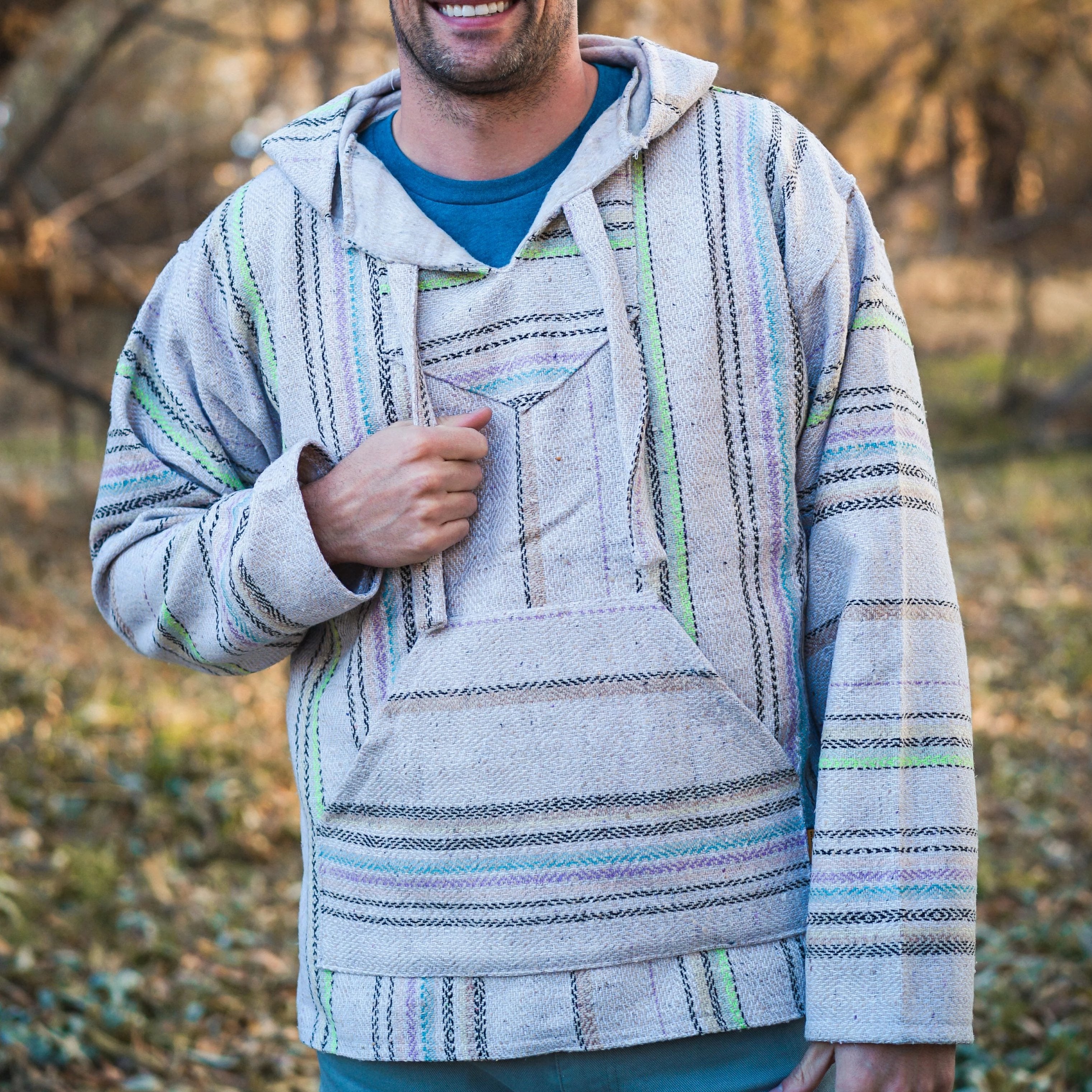 Hippies.com - Baja Hoodies Lime Zest Mexican Drug Rug Baja Hoodie ...